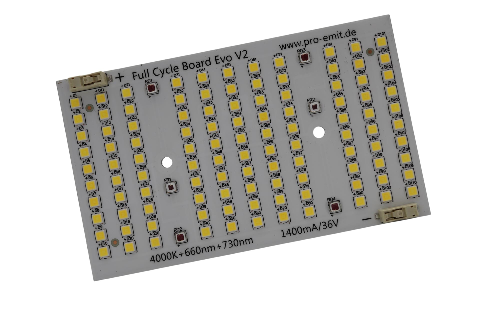 Samsung Osram LED SMD-Board EVO V2 66x110mm | pro-emit Onlineshop